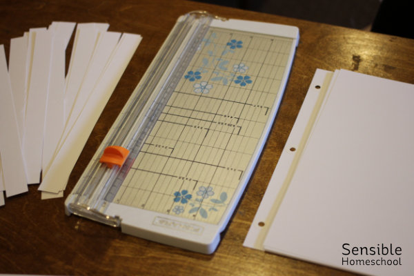 The Sensible Homeschool - How to Make a History Timeline