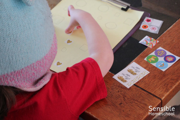 The Sensible Homeschool - A Tour of Our Homeschool: Desks and Tables