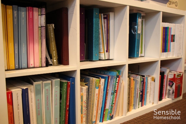 The Sensible Homeschool - A Tour of Our Homeschool: School Room