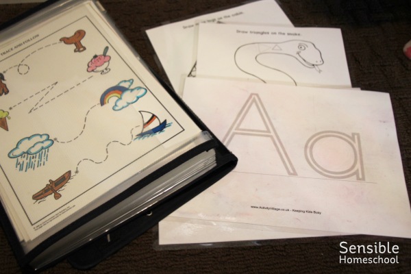 The Sensible Homeschool - A Tour of Our Homeschool: Language Arts Shelves
