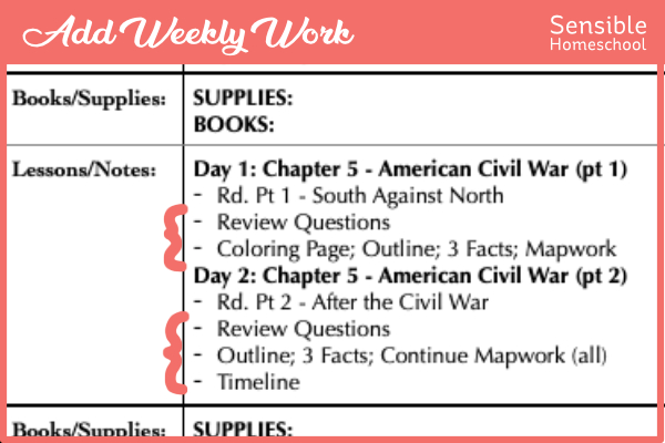 The Sensible Homeschool - How to Plan The Story of the World History ...